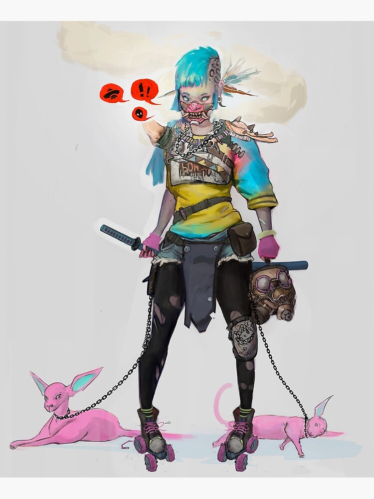 Post Apocalyptic Cat Girl Premium Matte Vertical Poster sold by Aron ...