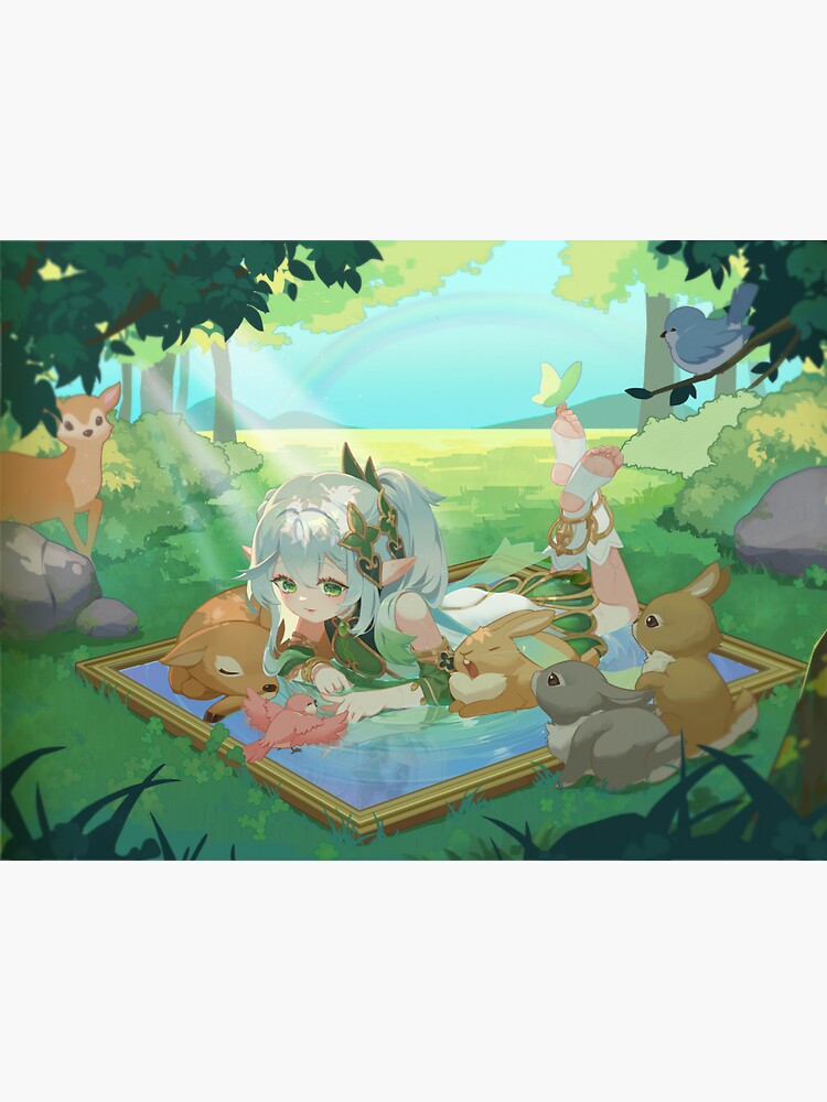 "Nahida Genshin Impact" Sticker for Sale by Chaminho | Redbubble