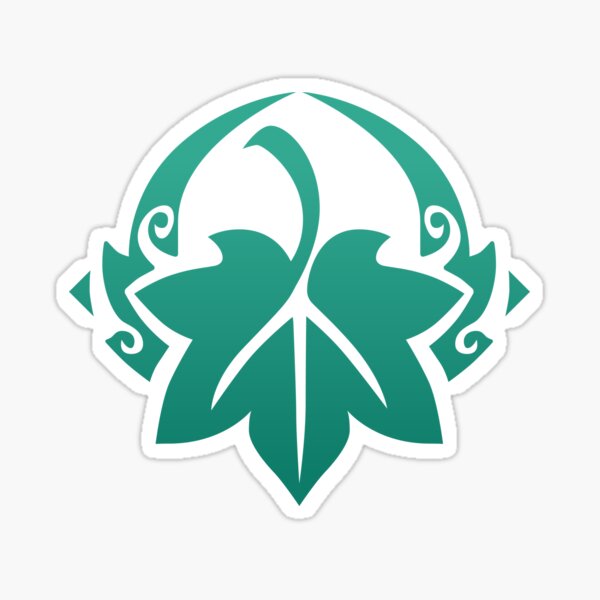 "Kaedehara Kazuha logo - Genshin Impact" Sticker for Sale by Damien ...