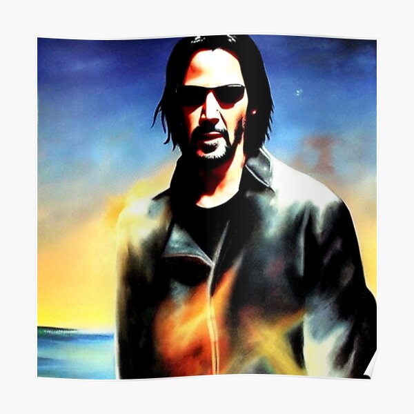 "Keanu Reeves" Poster for Sale by KeanuArt | Redbubble