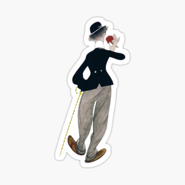 Charlie Chaplin Sticker For Sale By Shashimi Store Redbubble
