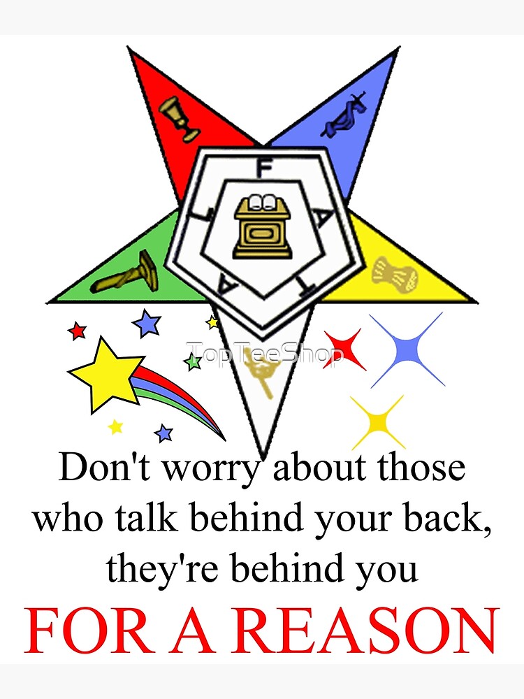 "OES Order Of The Eastern Star Quote Logo Sisterhood " Poster for Sale ...