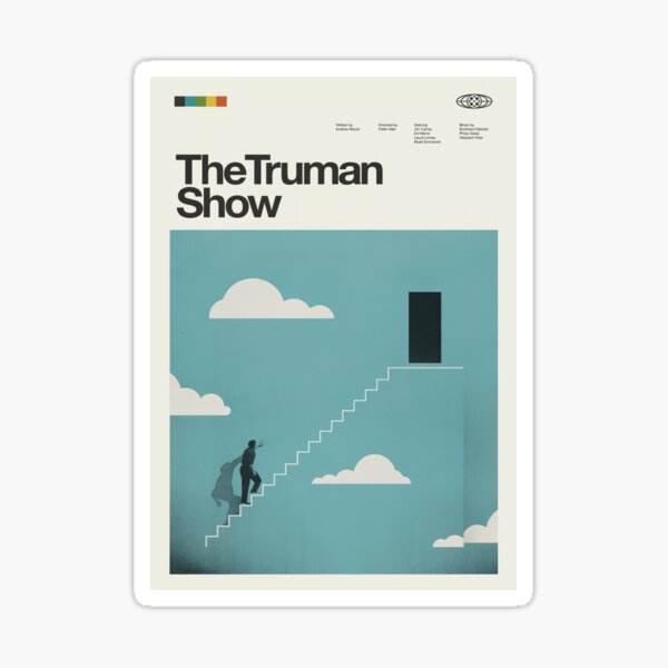 "The Truman" Sticker for Sale by FabianWerner | Redbubble