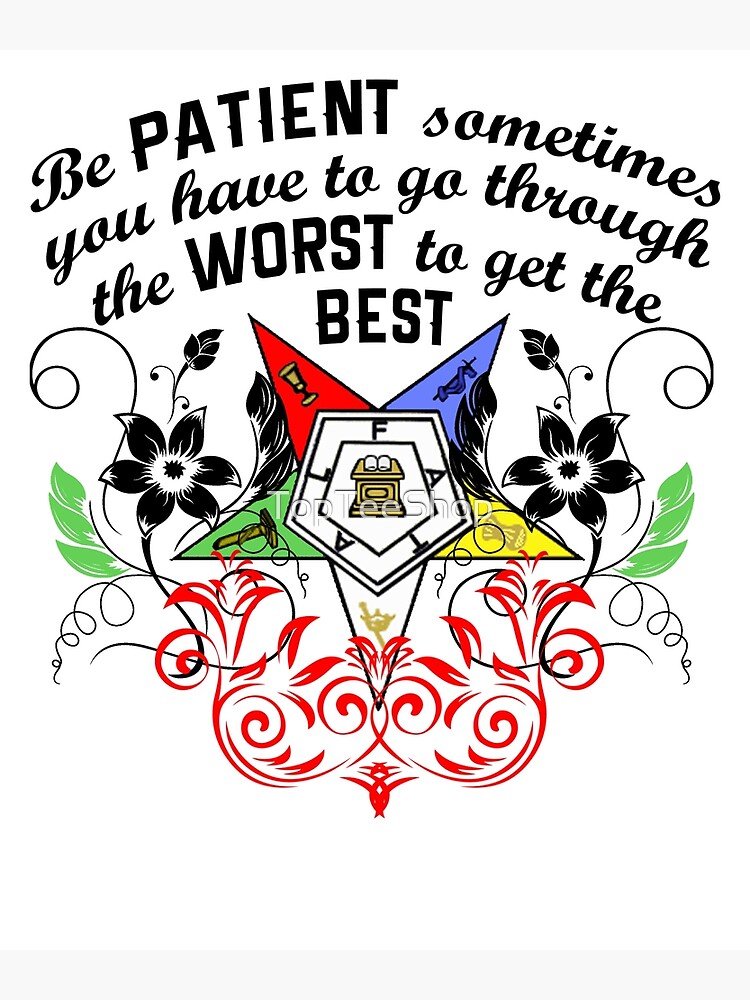 " OES Order Of The Eastern Star Quote Logo Sisterhood " Photographic ...