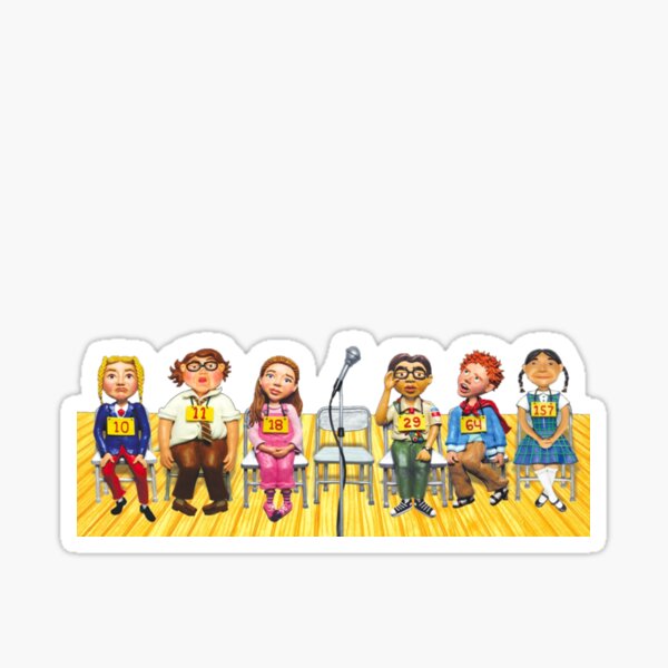 "The 25th Annual Putnam County Spelling Bee Sticker" Sticker for Sale ...