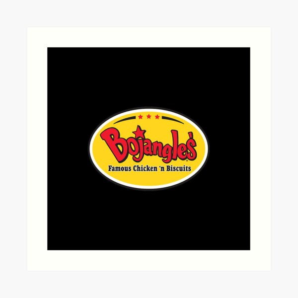 "best bojangles famous chicken n biscuits logo" Art Print for Sale by ...