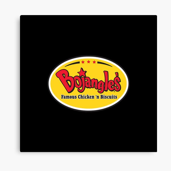 "best bojangles famous chicken n biscuits logo" Canvas Print for Sale ...