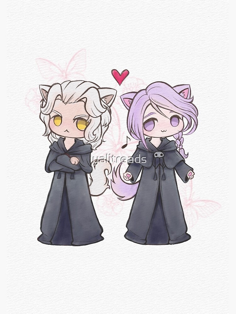 "FFXIV Emet-Selch Hythlodaeus Hades Hythades Hythemet Cats" Poster for ...