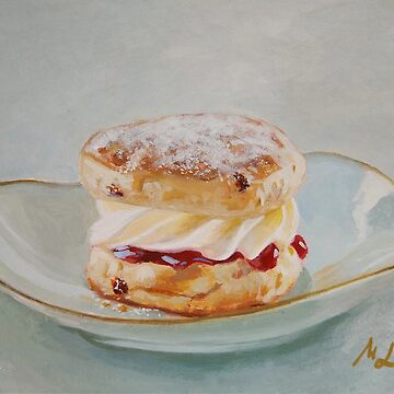 "English Scone" Clock for Sale by Magdalena Luna | Redbubble