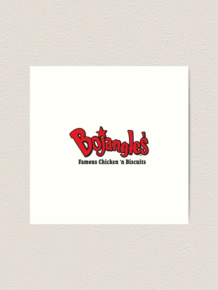 "best bojangles famous chicken n biscuits logo" Art Print for Sale by ...