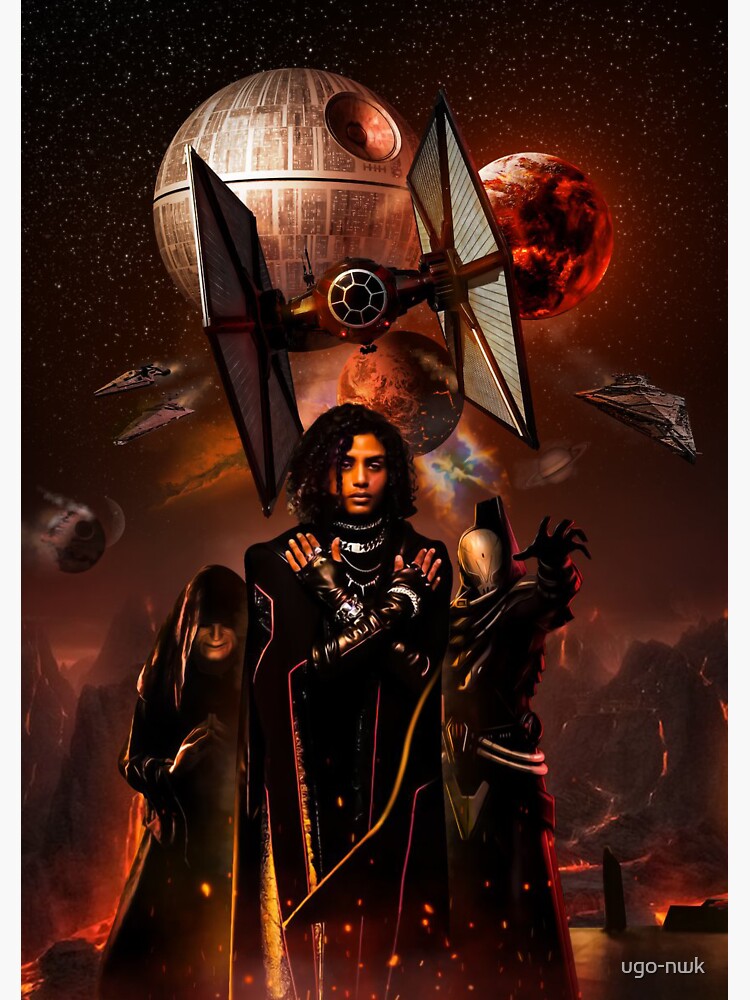 "Luv Resval Dark Star" Sticker for Sale by ugo-nwk | Redbubble