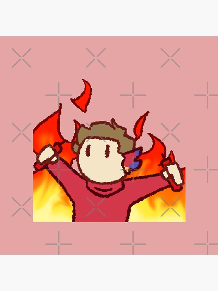 "Grian Emote Sticker" Pin for Sale by -megaronii- | Redbubble