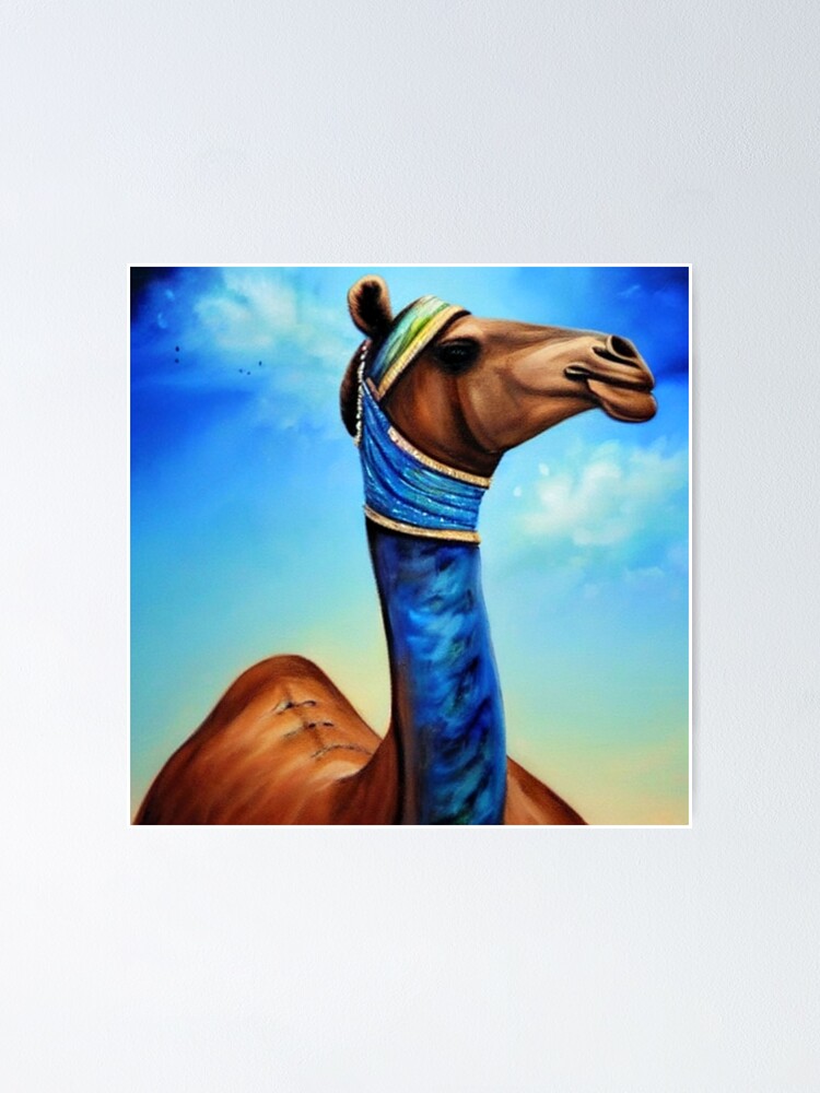 "Blue Camel" Poster for Sale by camel77 | Redbubble