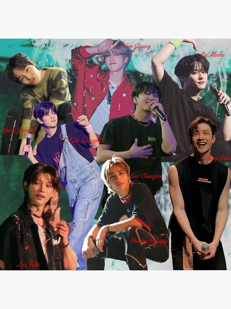 "SKZ Collage" Sticker for Sale by g-fullsun03 | Redbubble