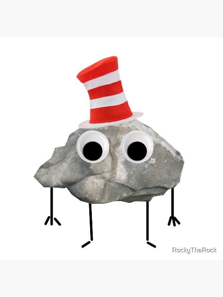 "Rocky The Rock as The Cat in the Hat" Poster for Sale by RockyTheRock ...