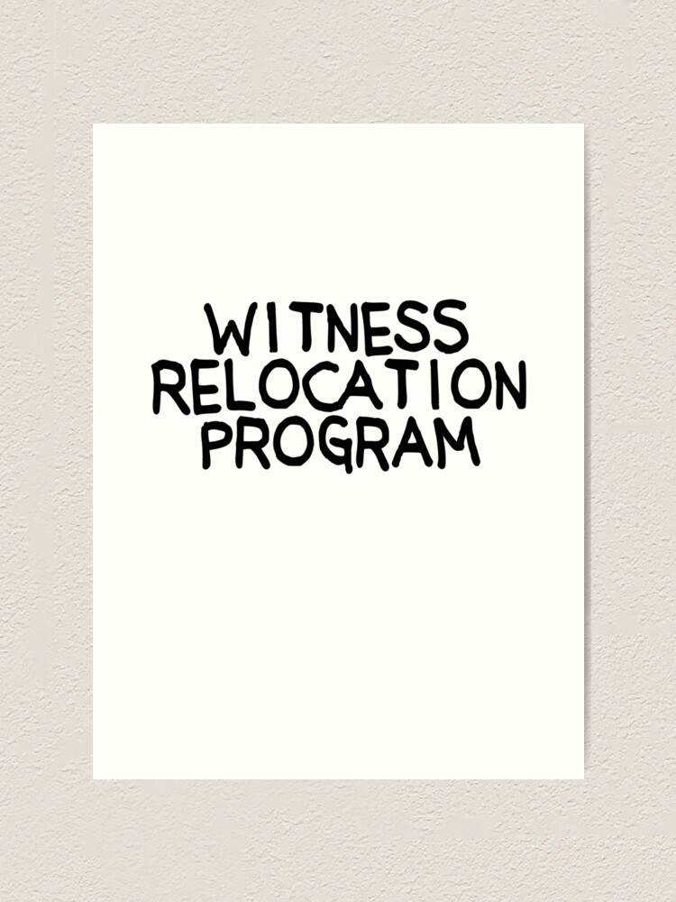 "Witness Relocation Program Simpsons" Art Print for Sale by Chaddersatz ...