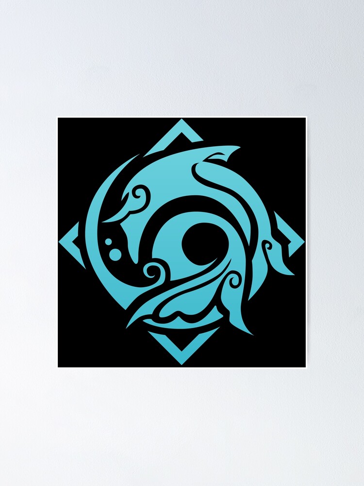 "Sangonomiya Kokomi logo - Genshin Impact" Poster for Sale by ...