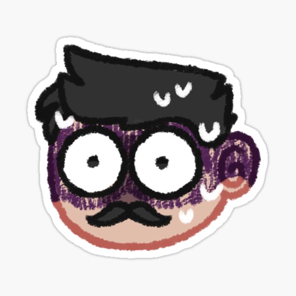 "Mumbo Emote Sticker" Sticker for Sale by -megaronii- | Redbubble