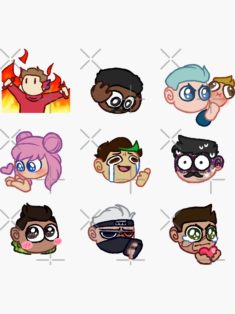 "Last Life Emote Sticker Pack" Sticker for Sale by -megaronii- | Redbubble