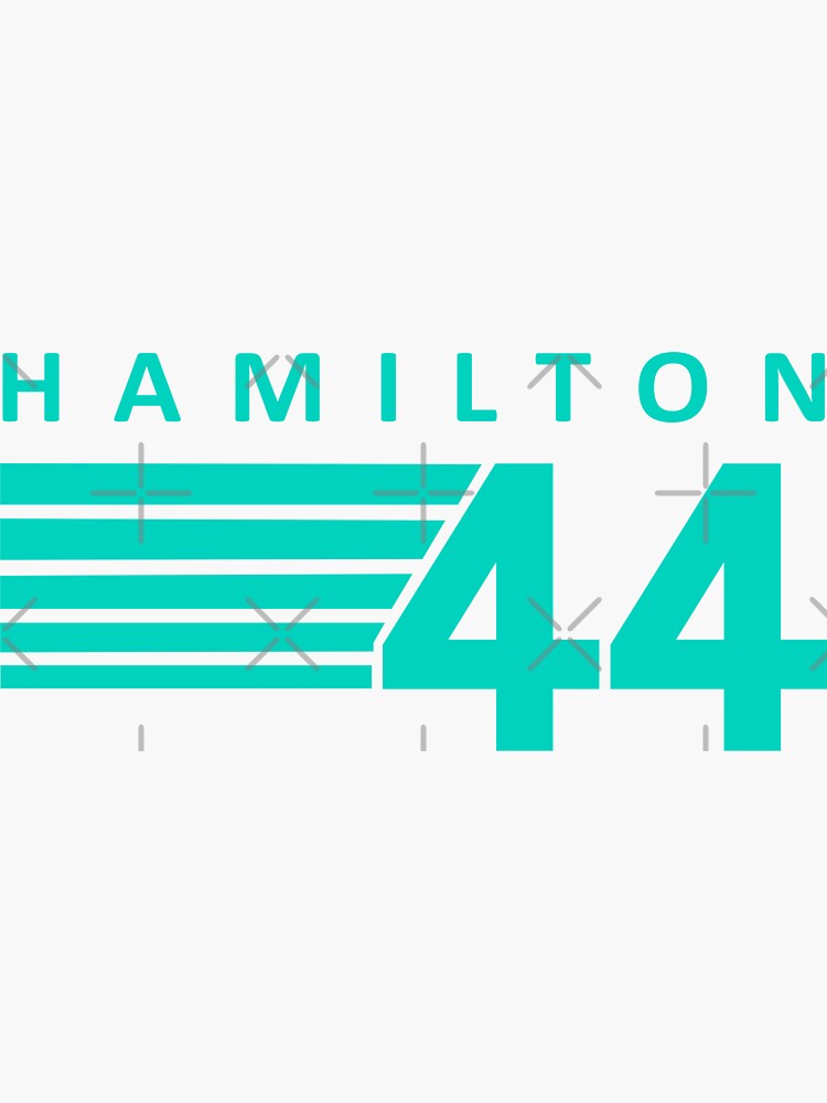 "Lewis Hamilton 44 F1 2023 Mercedes" Sticker for Sale by larsmeijer11 ...