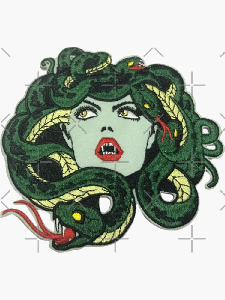 "Medusa Sticker" Sticker for Sale by designolo | Redbubble
