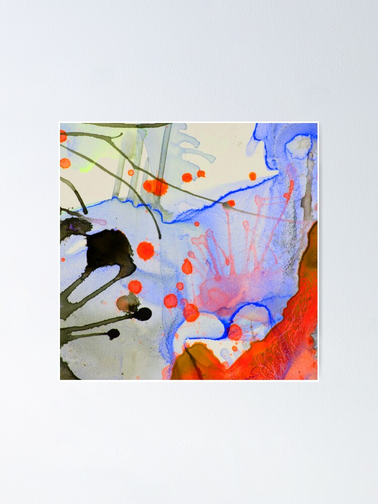 "Graffiti Paint Splash" Poster for Sale by TotallyRetroArt | Redbubble