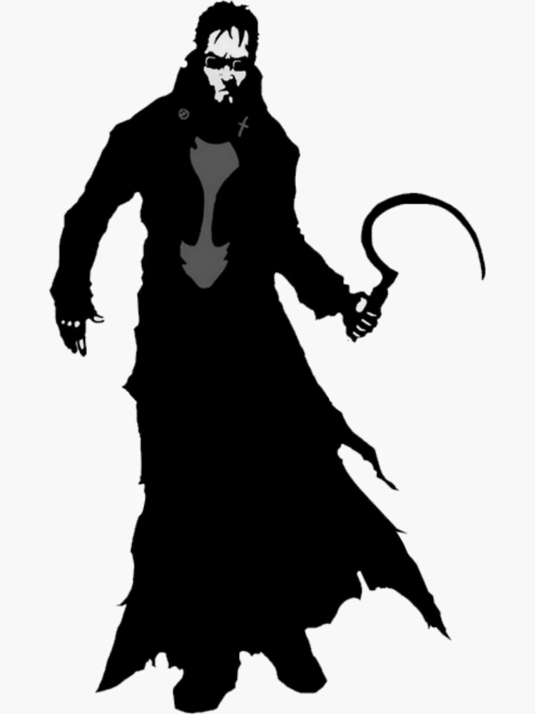 "Postal Dude Black And White " Sticker for Sale by Luezoide | Redbubble