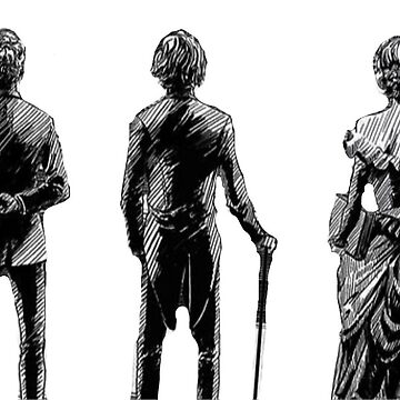 "The Infernal Devices Trio" Sticker for Sale by emmjolras | Redbubble