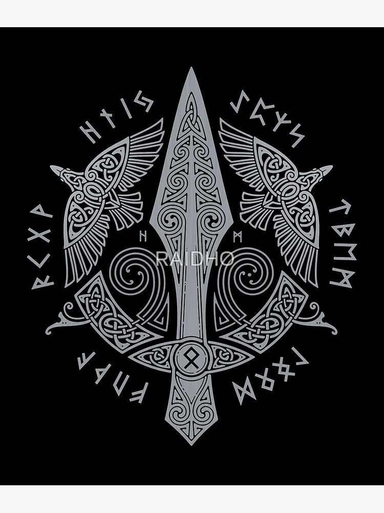 "GUNGNIR" Poster for Sale by RAIDHO | Redbubble
