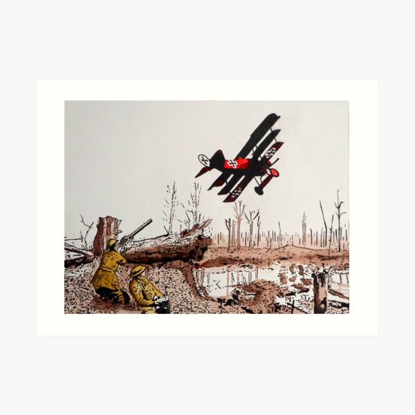 "WW1 Red Baron" Art Print for Sale by BernardWeekes | Redbubble