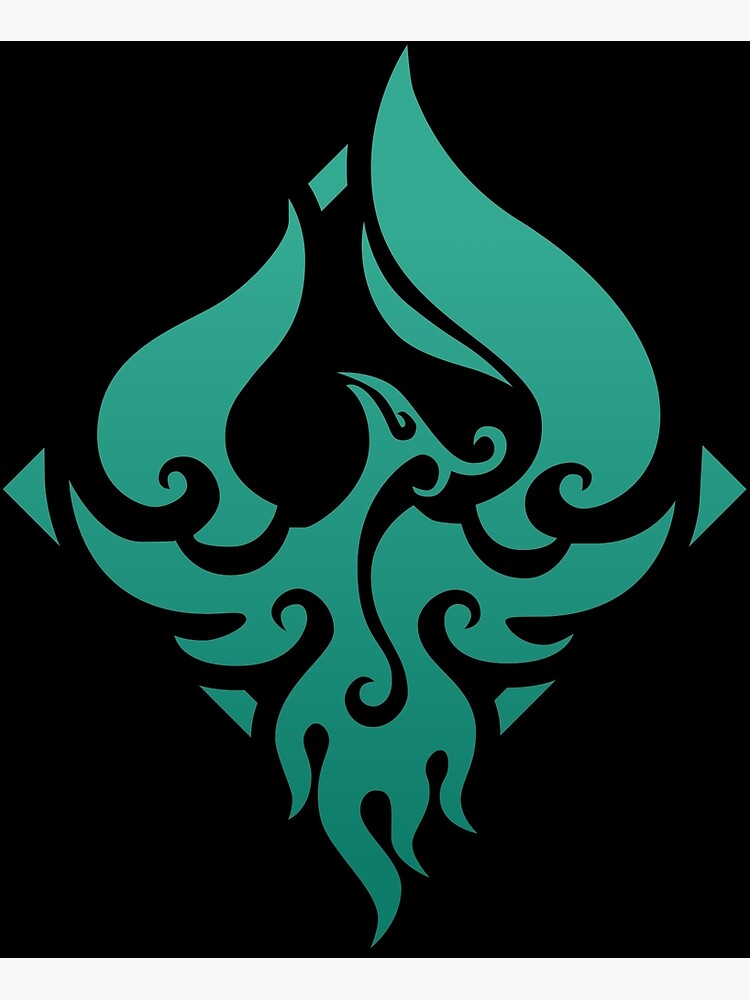 "Xiao logo - Genshin Impact" Photographic Print for Sale by damomonkey ...