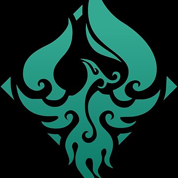 "Xiao logo - Genshin Impact" Sticker for Sale by damomonkey | Redbubble