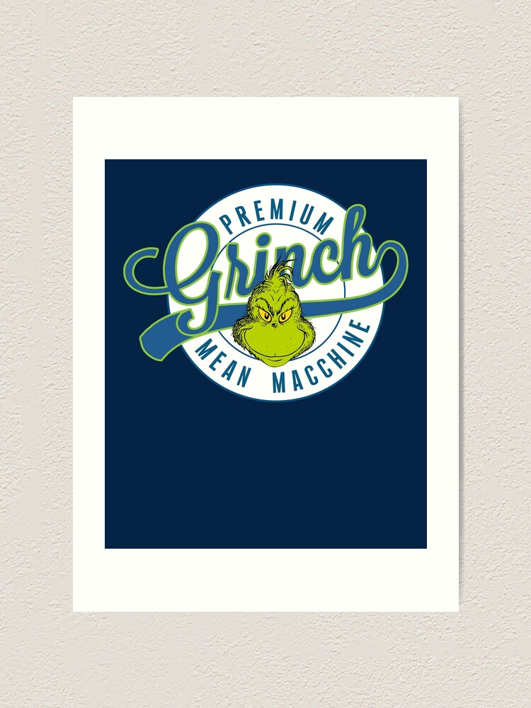 "Grínch Mean Machine, Gínch, Gínches, Gínchmas" Art Print for Sale by ...
