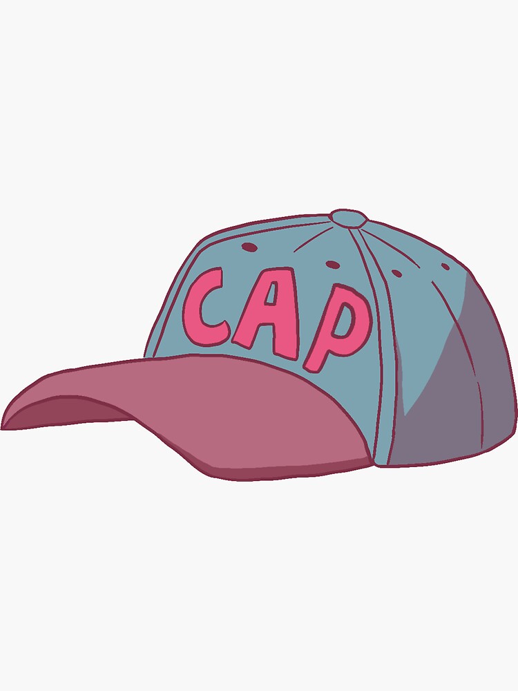 "Cap cap" Sticker for Sale by PlumpParrot | Redbubble