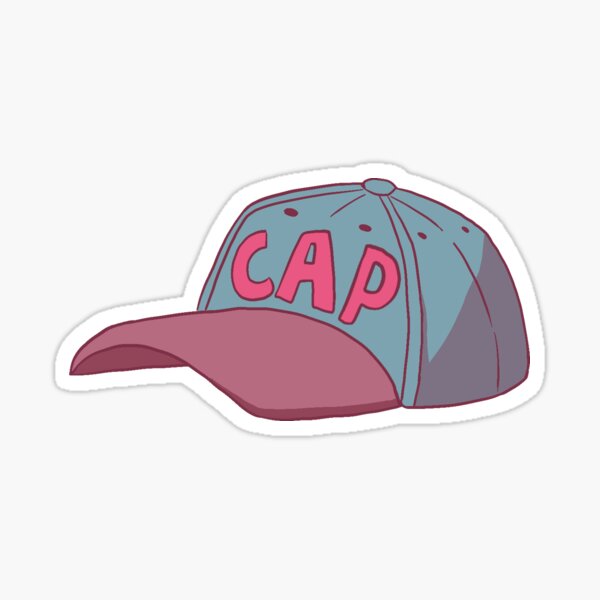 "Cap cap" Sticker for Sale by PlumpParrot | Redbubble