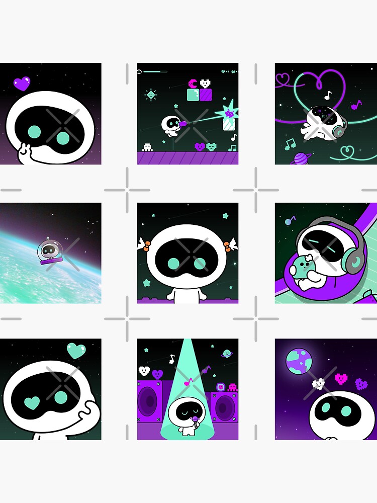 "wootteo 우떠 collage #2" Sticker for Sale by rmint99 | Redbubble