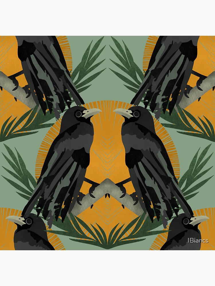 "Ravens theme pattern - green and black" Sticker for Sale by IBiancs | Redbubble