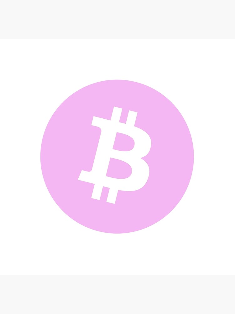 "Bitcoin Pink Logo" Art Board Print for Sale by you1anna | Redbubble