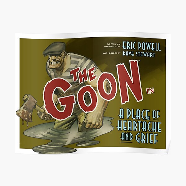 "the goon, goon, comic, eric powell, dave stewart, franky, knife to the ...