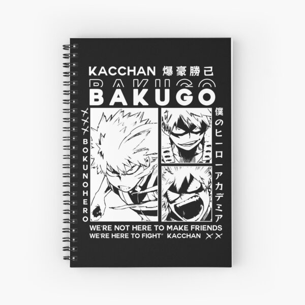 "Katsuki Bakugo My Hero Academia, Kacchan bnha, " Spiral Notebook for ...