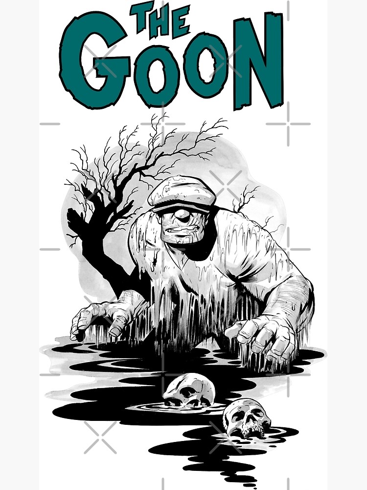 Lámina fotográfica «the goon,goon,cómic,cubrir, clásico,zombis,pistola ...