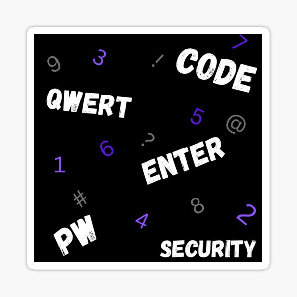 "You have a strong password?" Sticker for Sale by Ziskos | Redbubble