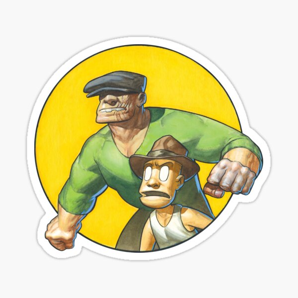 "the goon,goon,comic,cover,yellow,classic,zombies,gun,eric powell,dave ...