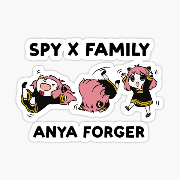 "Anya Forger Spy x Family Chibi" Sticker for Sale by Infinirish | Redbubble