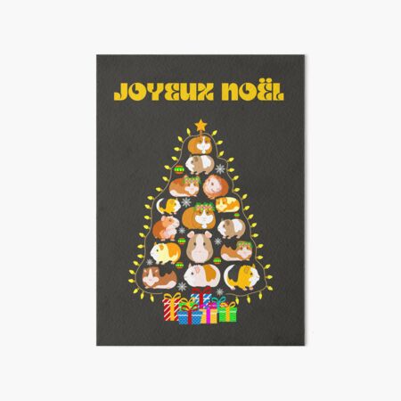 Lámina rígida «Joyeux Noël, carte de Noël, feliz navidad en francés ...