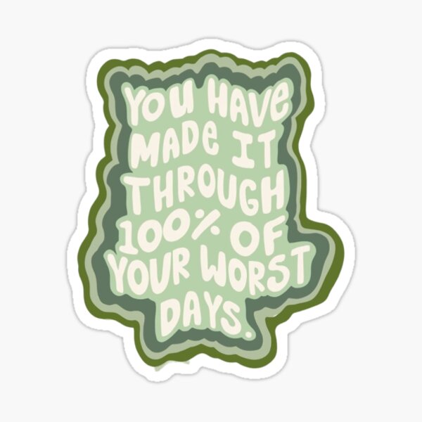 "you have made it " Sticker for Sale by Anusha1400 | Redbubble