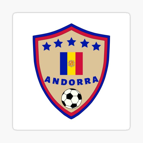 "Andorra Football Team" Sticker for Sale by Footballunite | Redbubble