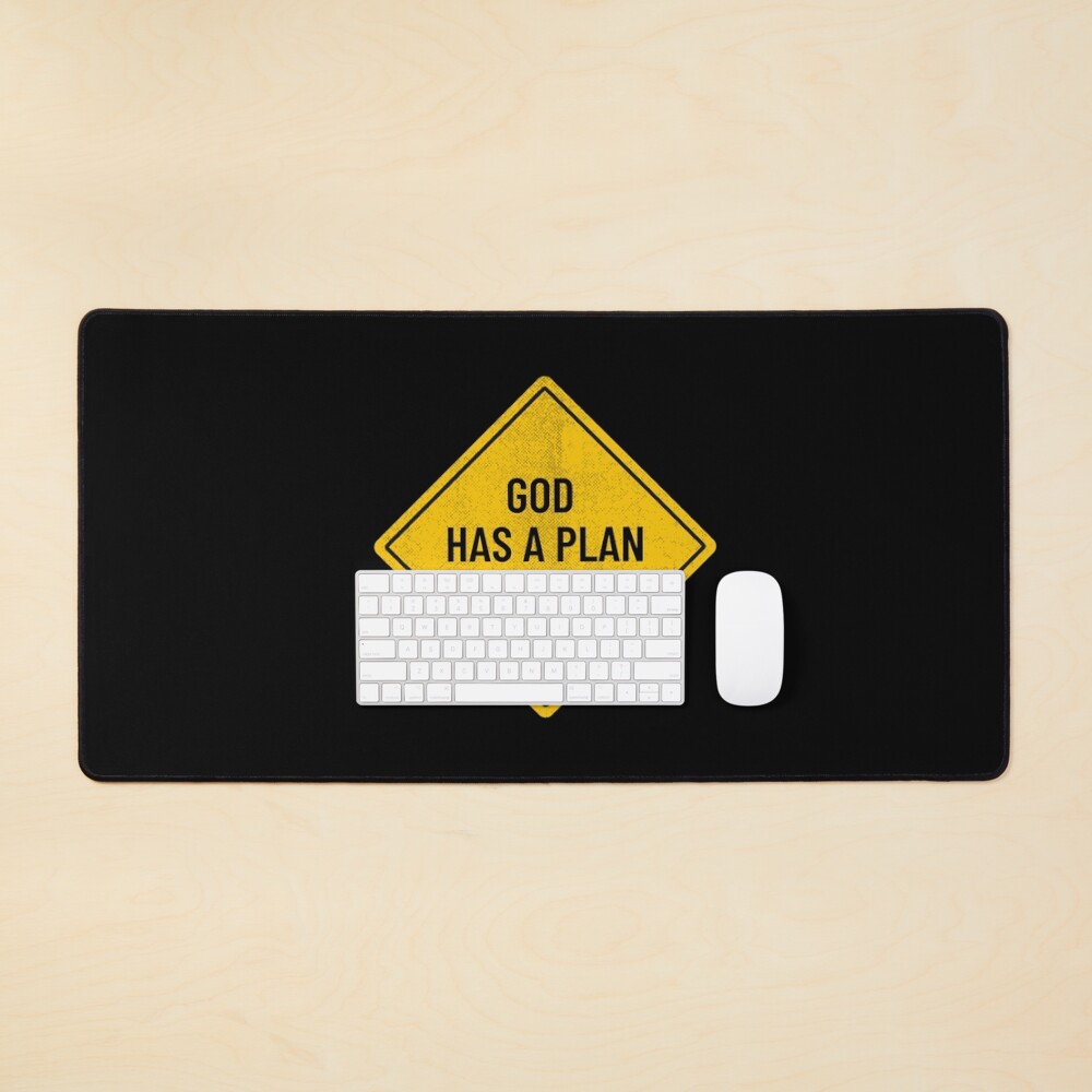 "God Has a Plan Road Sign Christian" Sticker for Sale by KartaAntika ...