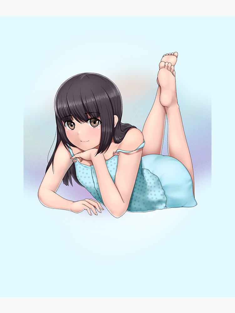 Sexy Anime Girl Top Sticker For Sale By Dozeshop Redbubble