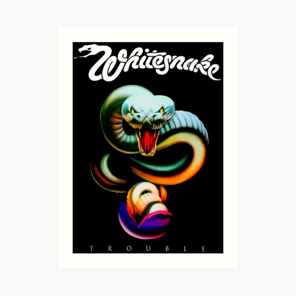 "whitesnake new logo" Art Print for Sale by McMeekin24 | Redbubble